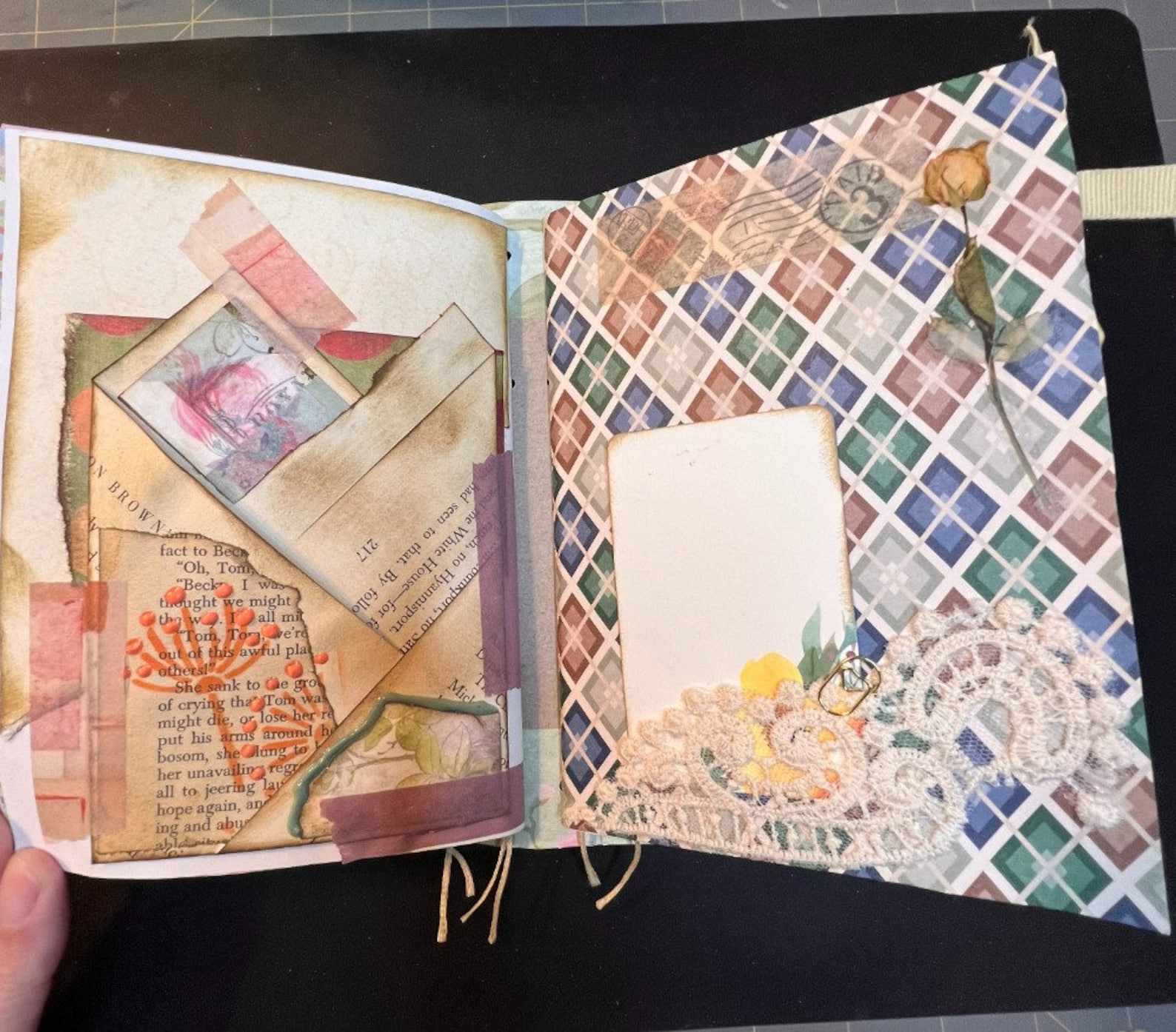 Pink Wallpaper Junk Journal - Etsy