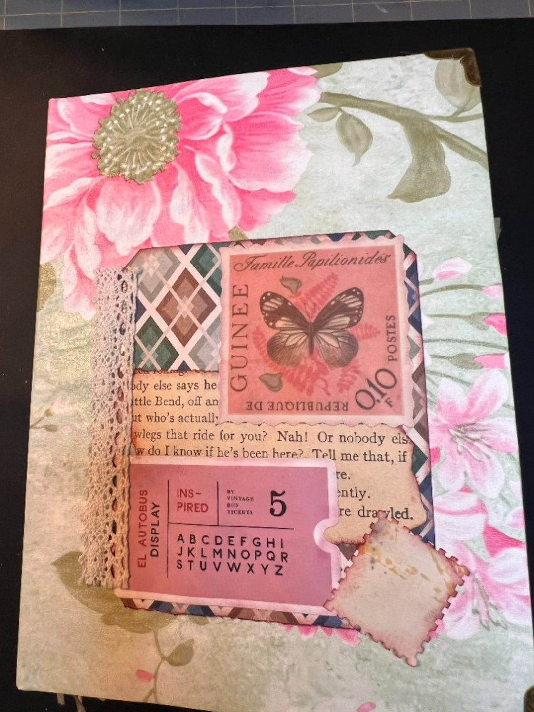 Pink Wallpaper Junk Journal - Etsy