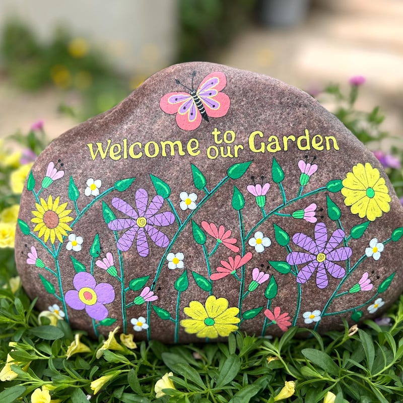 Welcome Rocks - Etsy