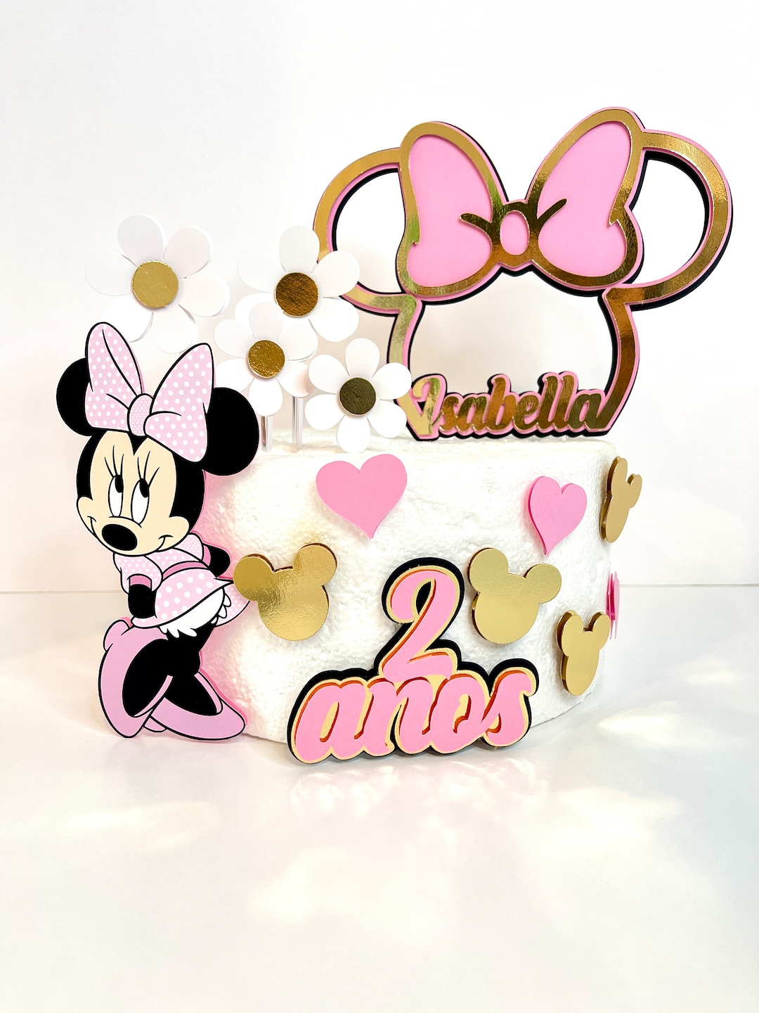 Minnie Cake Topper - Etsy