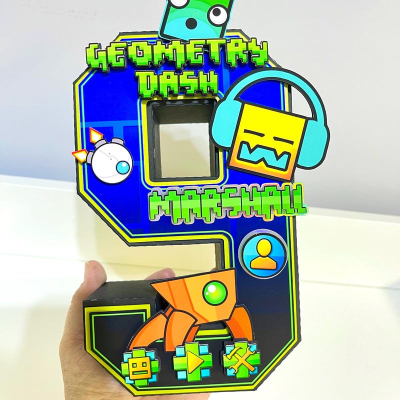 Geometry Dash Custom Cubes - Etsy