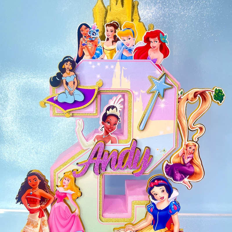 Princess 3d Party Letters - Etsy