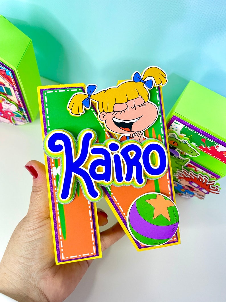 3D Rugrats Letters: Personalized Birthday Party Decorations - Etsy