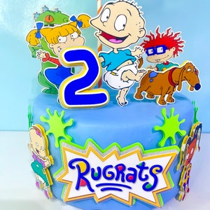 Rugrats Cake Topper - Rugrats Cake Decoration - Rugrats Party - Rugrats ...