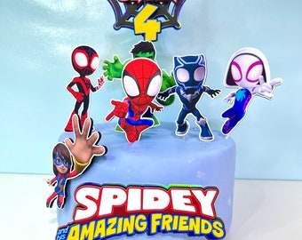Spidey and His Amazing Friends Cake Topper - Etsy