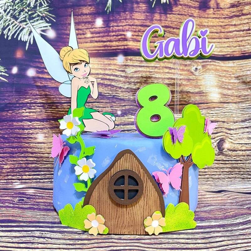 Tinkerbell Cake Toppers - Etsy