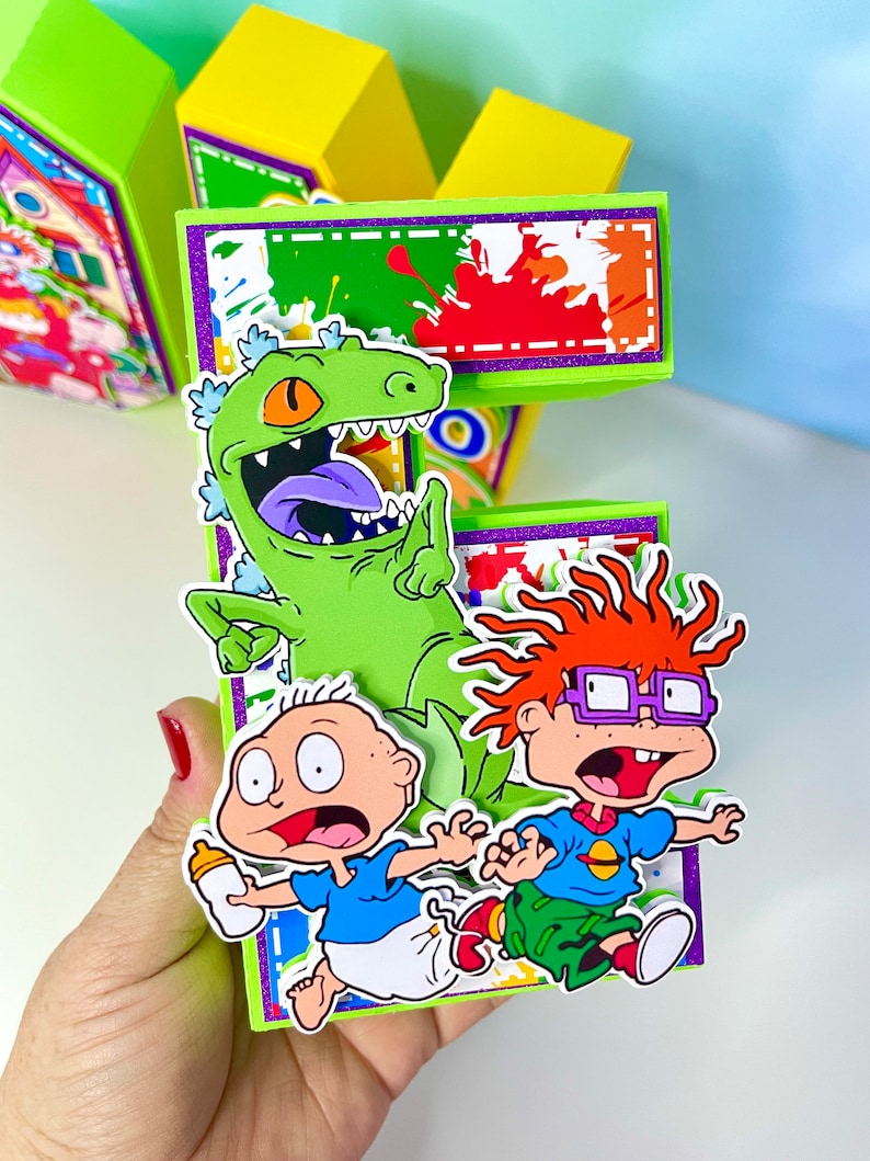 3D Rugrats Letters: Personalized Birthday Party Decorations - Etsy