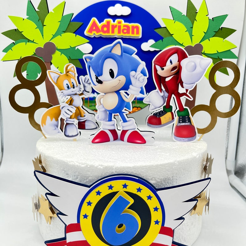 Sonic Cake Decorations - Etsy
