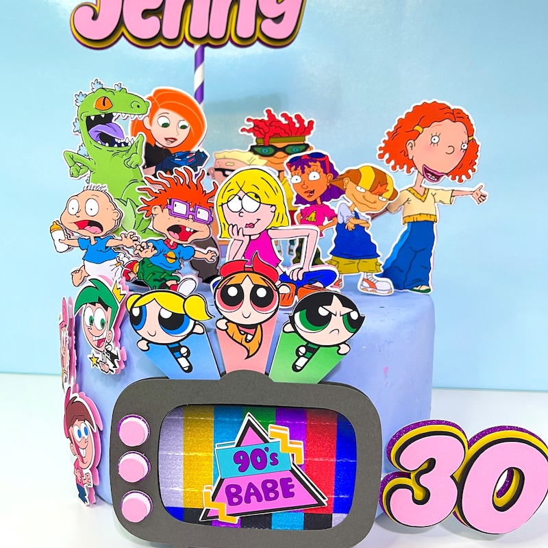 Nickelodeon Cake Topper - Etsy