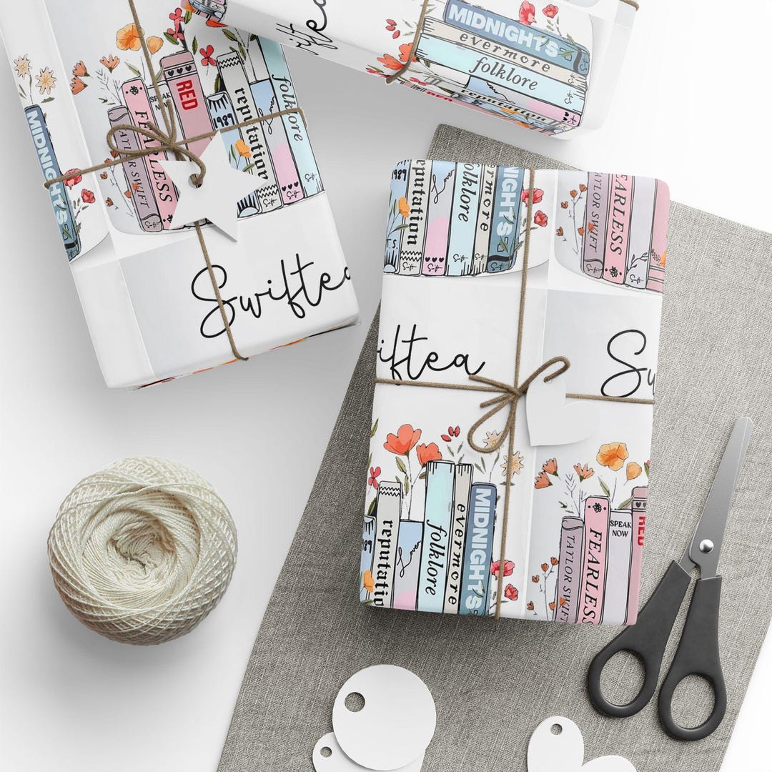 Swiftie Books Wrapping Papers - Etsy