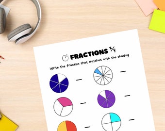 Adding and Subtracting Fractions Printable Math Worksheets, Grade 4th ...