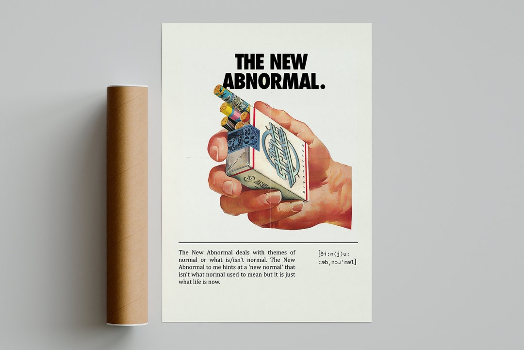 The Strokes the New Abnormal Poster Music Poster Minimalist Music ...