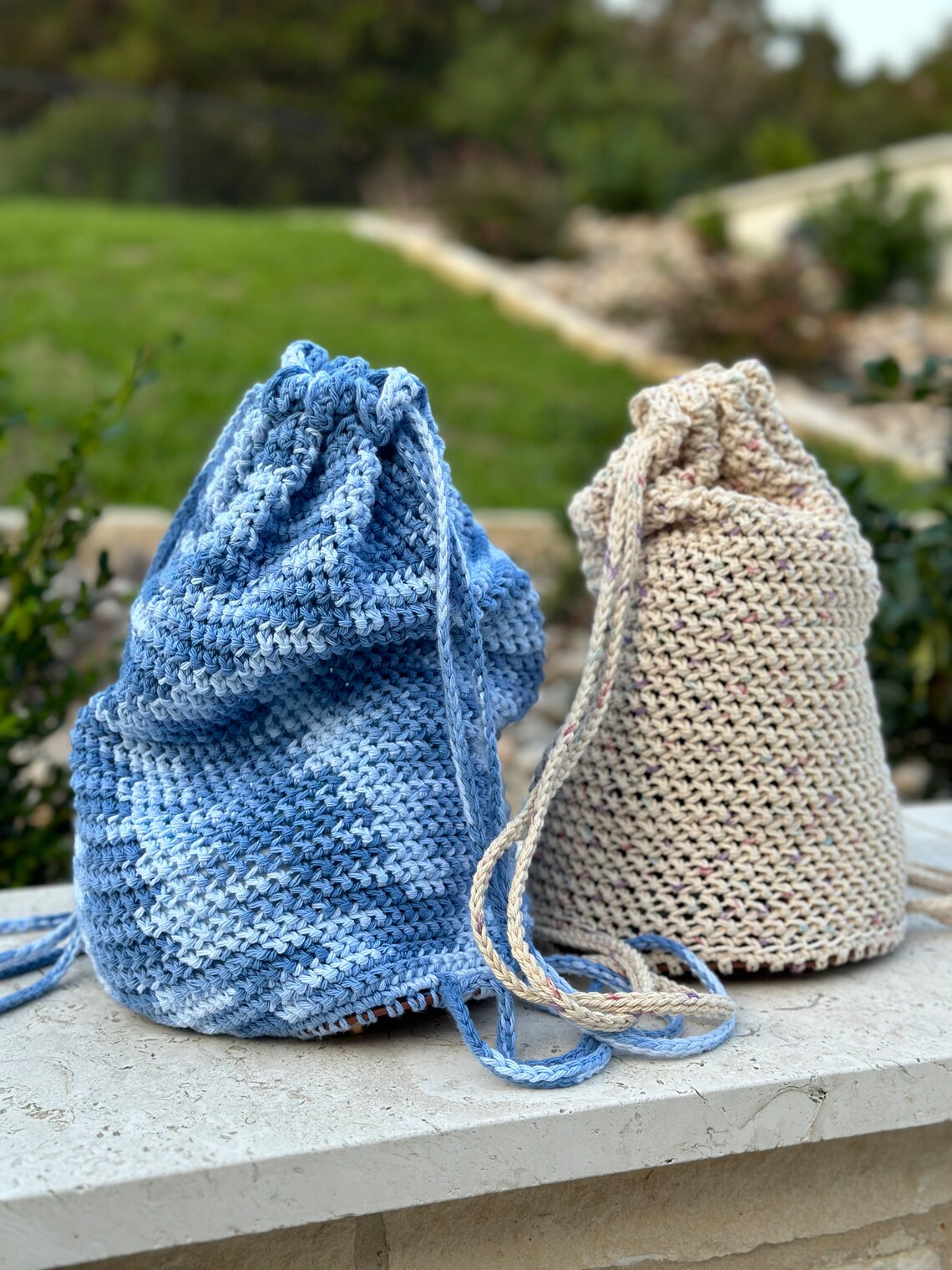 Crochet Drawstring Bag Pattern, Drawstring Pouch, Drawstring Bags, DIY ...