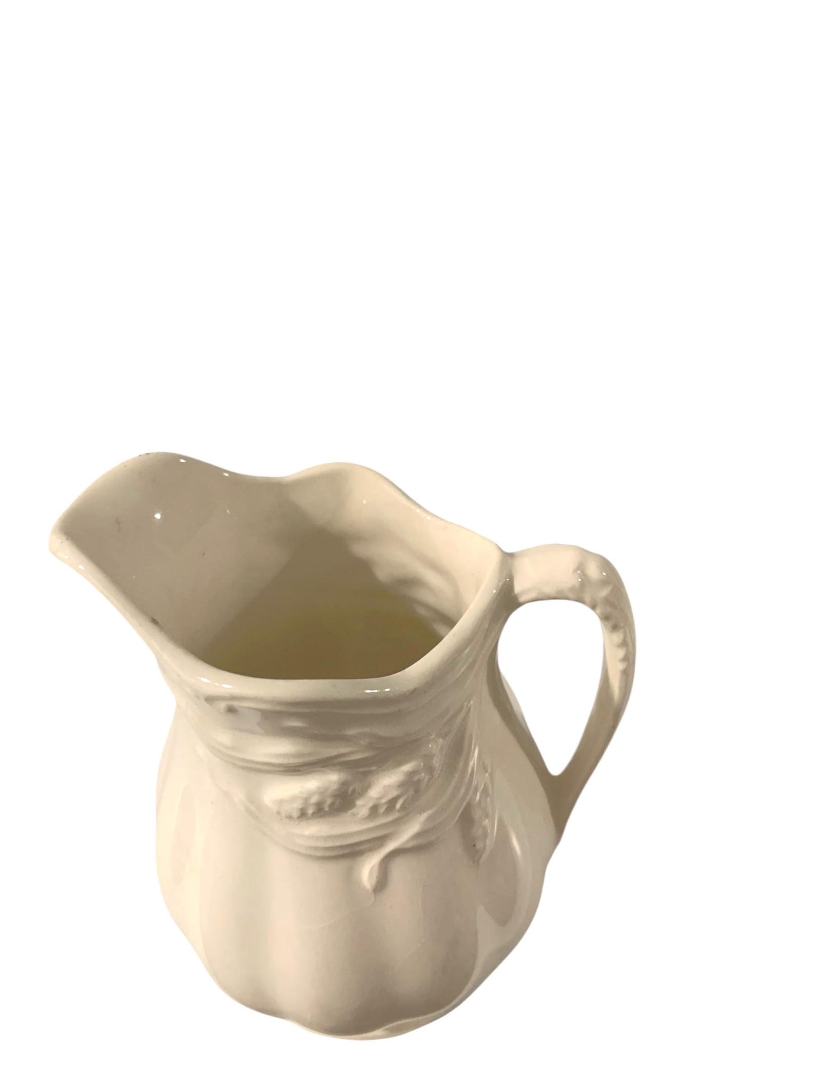Antique Ironstone Pitcher, Wheat Design, England 1924-1928 ...