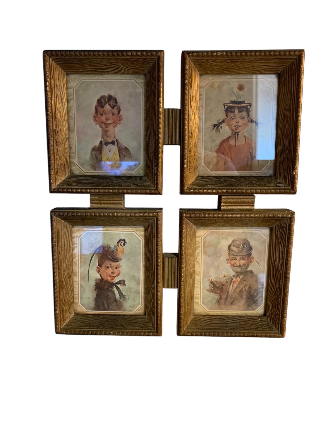 Vintage Framed Florence Kroger Lithograph Prints Oswald Donald Art ...