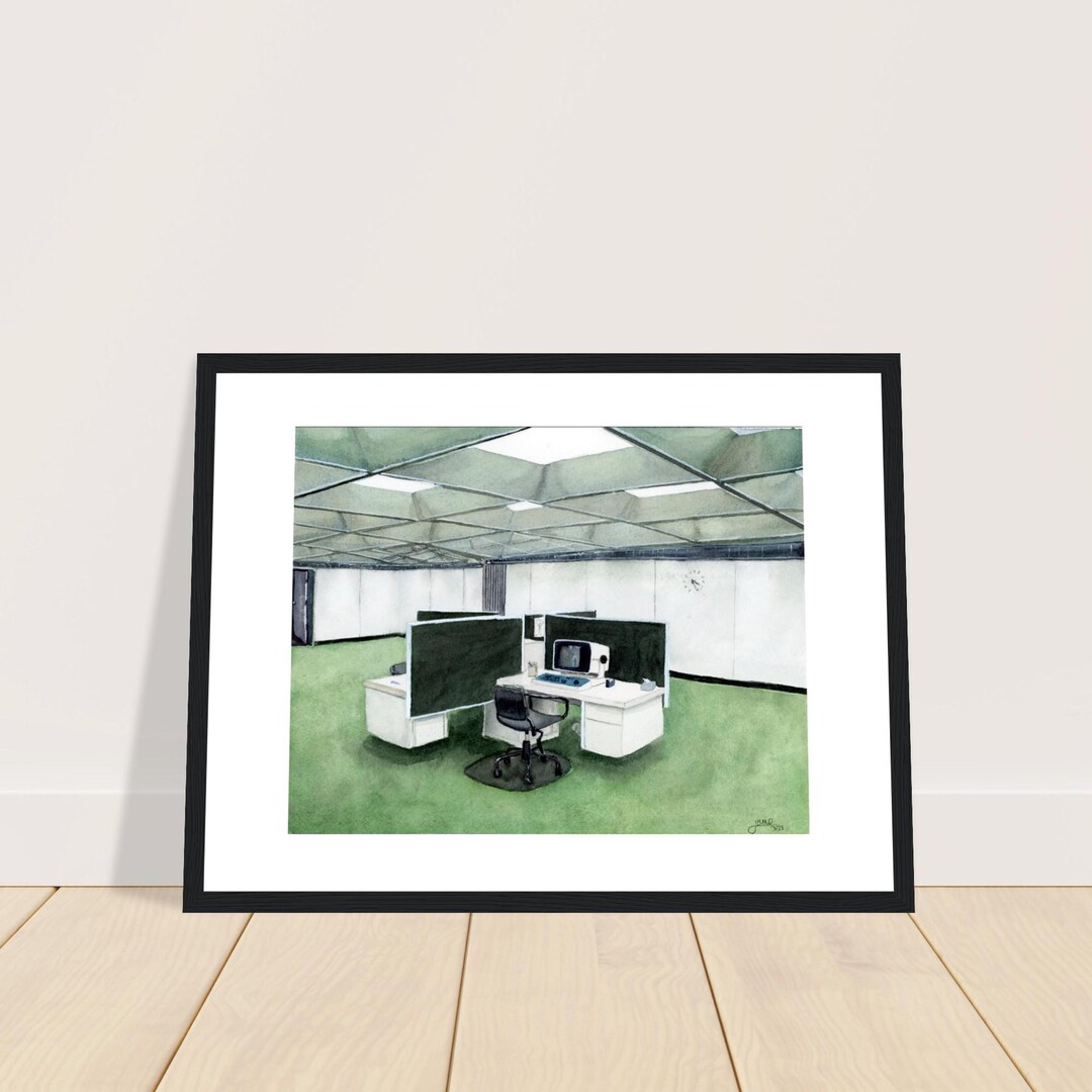 The Severed Floor, Severance Office, Framed Art Print, TV Show Inspired ...