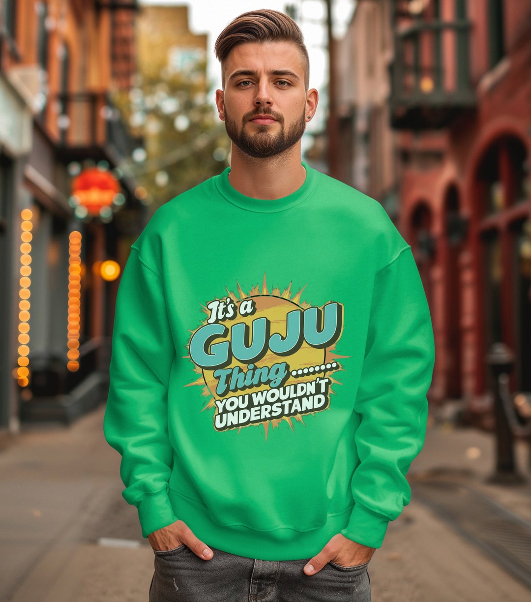 It's a Guju Thing - Unisex Vintage-inspired Sweatshirt for All Memebers ...