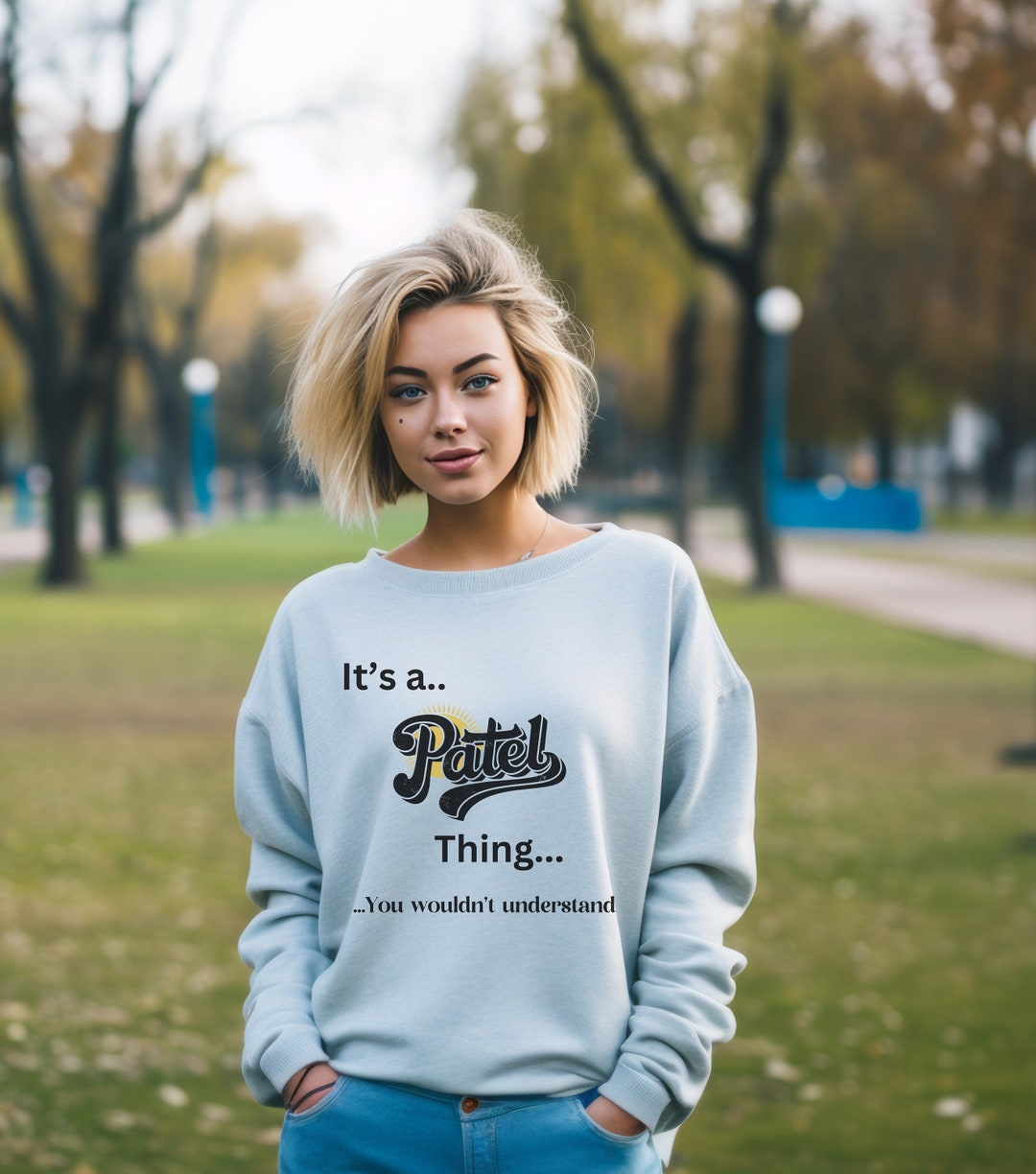 Vintage Sweatshirt It's a Patel Thing Gift for Friends Family Cultural ...