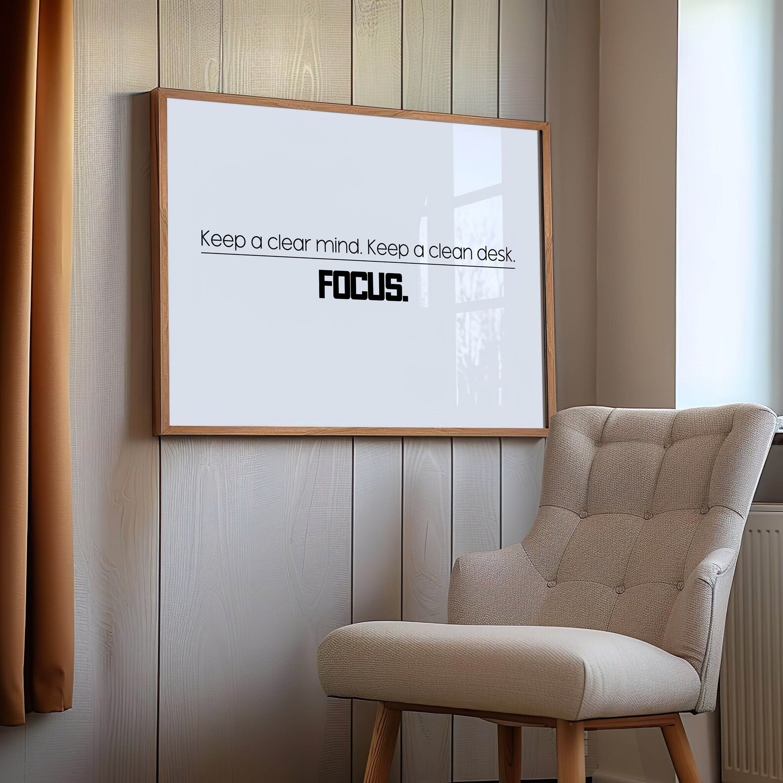 Keep a Clear Mind. Keep a Clean Desk. Focus. | Motivation for the ...