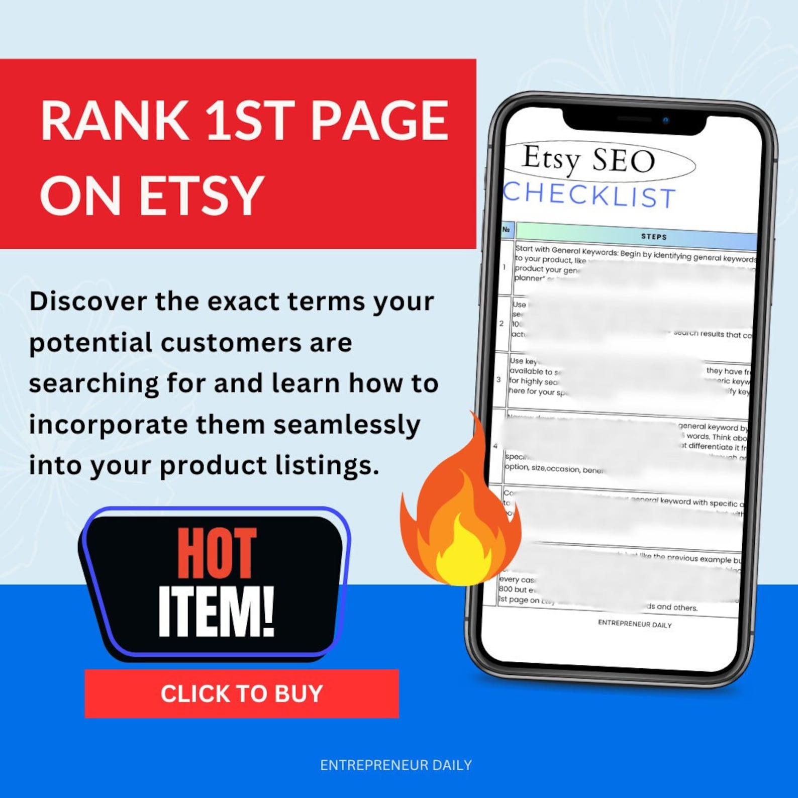 Etsy SEO Checklist Step by Step Guide, How to Sell on Etsy, Etsy Listing SEO, Marketing Strategy ...