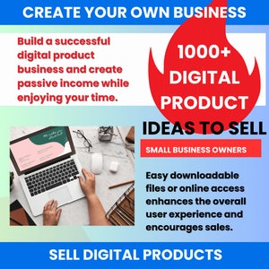 1000 Digital Product Ideas to Sell Online, Small Business Ideas, Money ...
