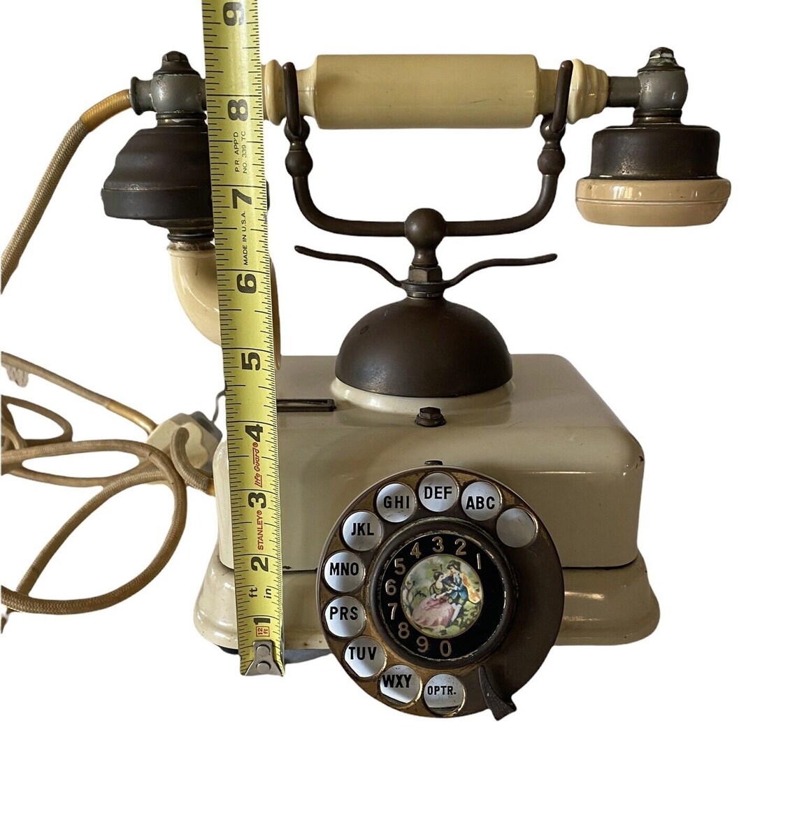 VTG Rotary Telephone Ornate French Style Made in Japan Model 104951 Un ...