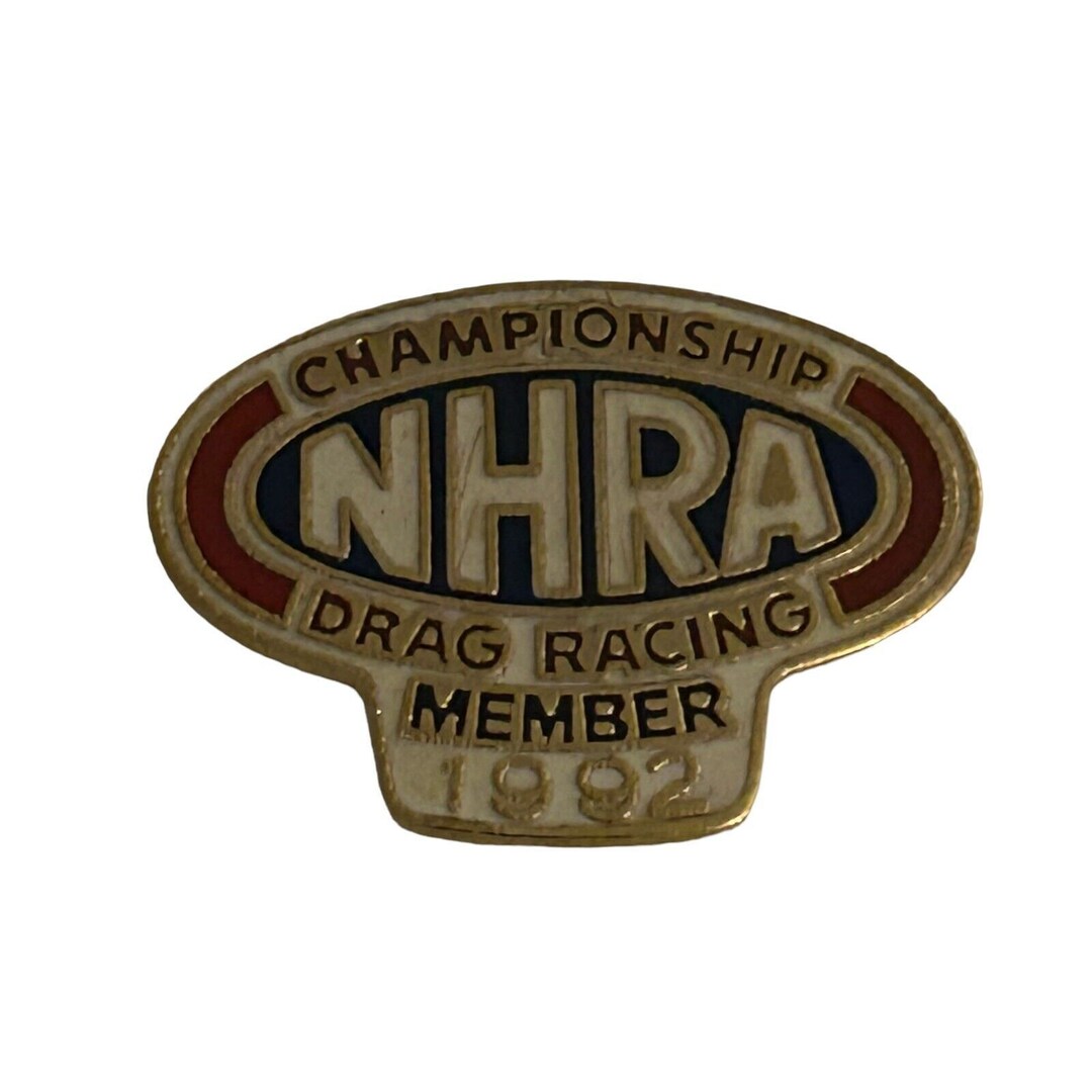 Vintage 1992 NHRA Championship Drag Racing Member Lapel Pin 90s Cars - Etsy