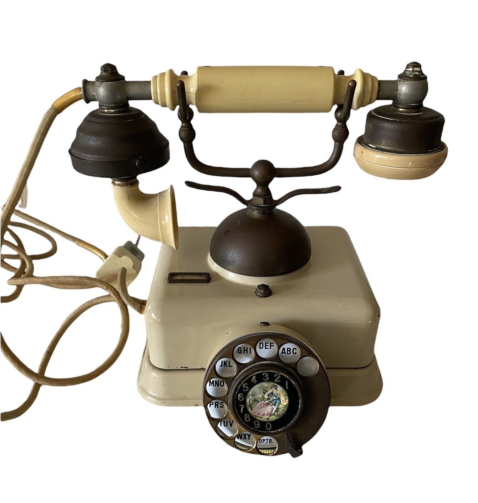 VTG Rotary Telephone Ornate French Style Made in Japan Model 104951 Un ...
