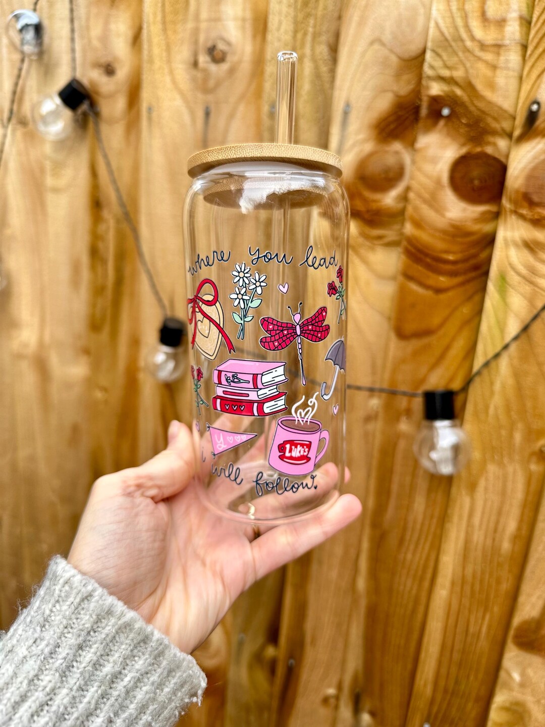 Gilmore Girls Glass Cup: Stars Hollow Autumn Festival, 16oz Glass Can ...
