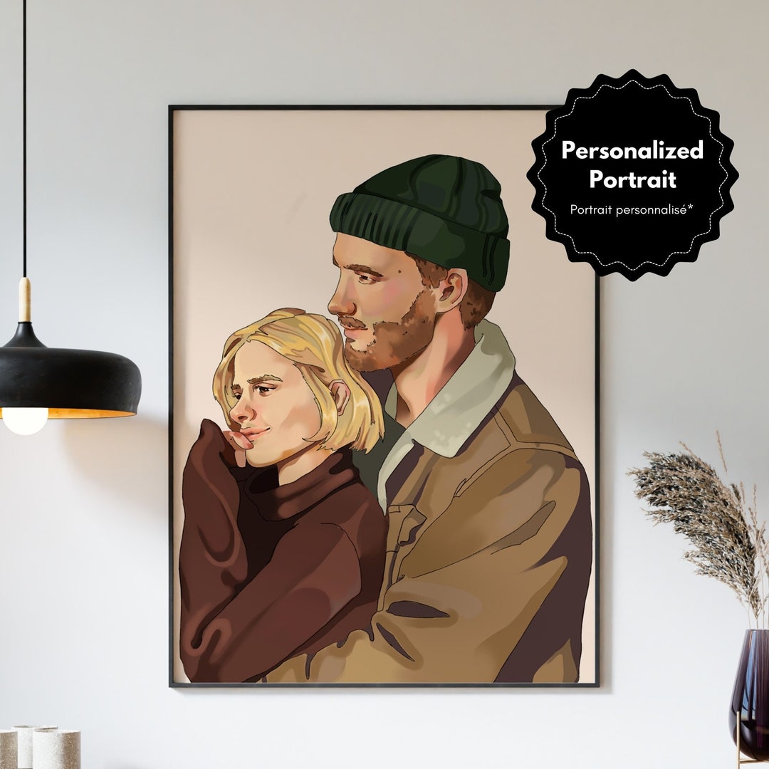 Custom Portrait, Personalized Photo, Illustration, Personalized ...