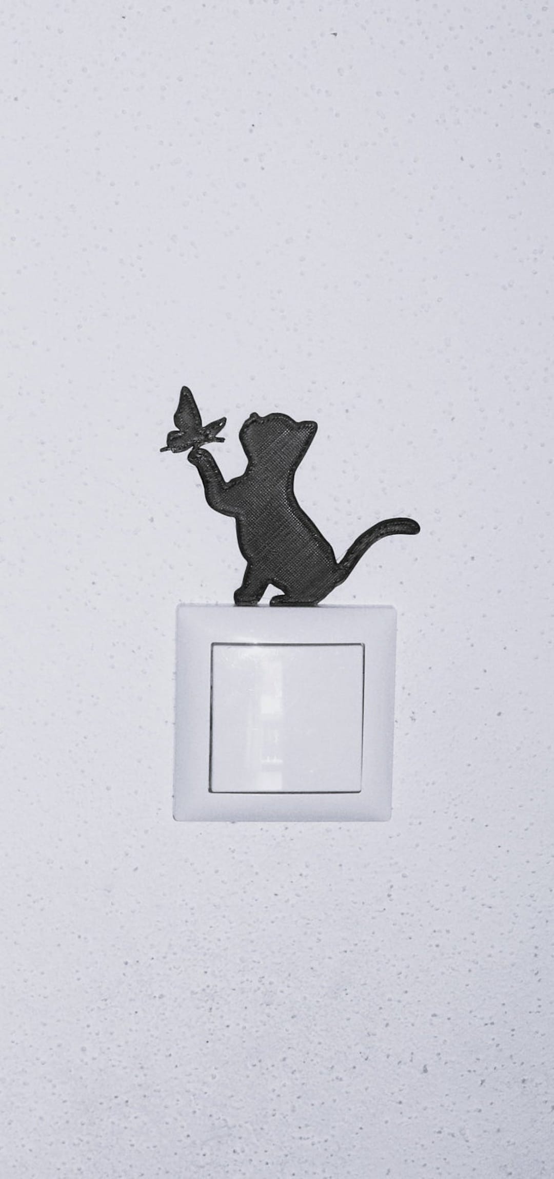 Cat 3D Print Switch Frame Individual Switches 3D Wall Decoration ...
