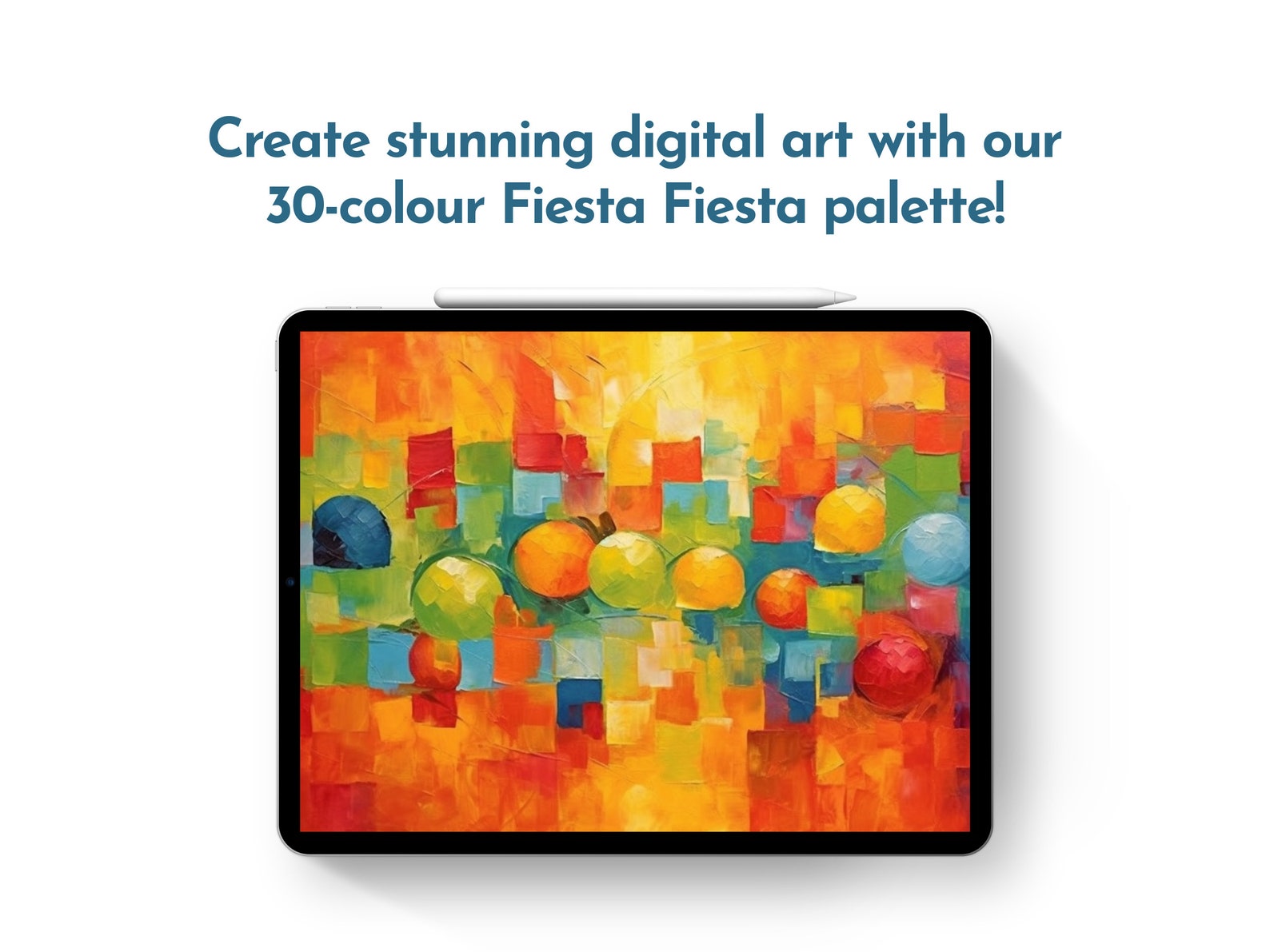 Procreate Swatch Fiesta Fiesta Color Palette - Instant Download, 30 ...