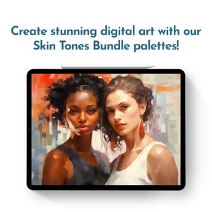 Procreate Swatch Skin Tones Bundle 6 Palettes, 180 Swatches for Digital ...