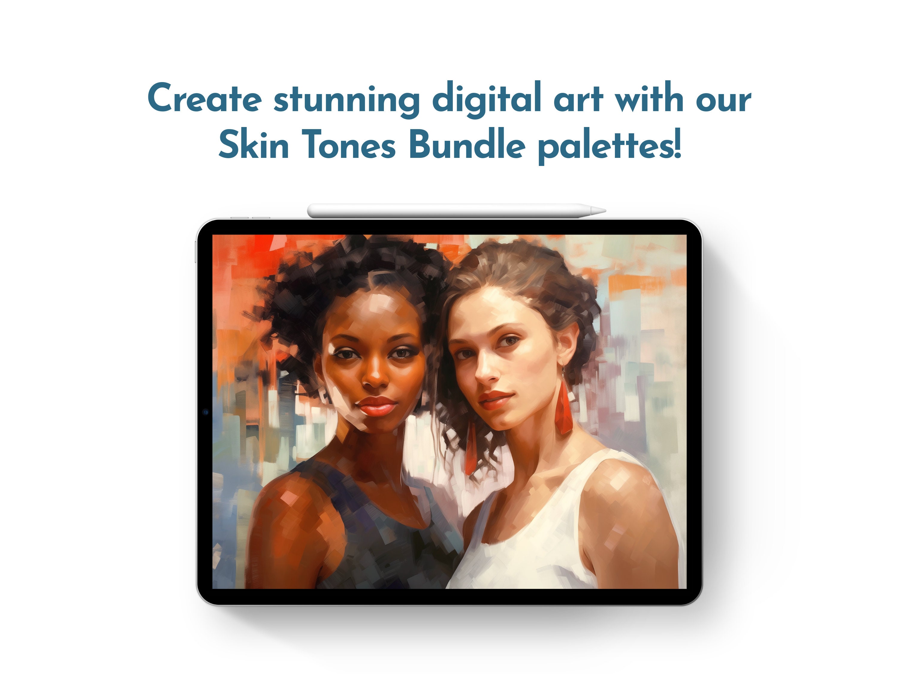 Procreate Swatch Skin Tones Bundle 6 Palettes, 180 Swatches for Digital ...