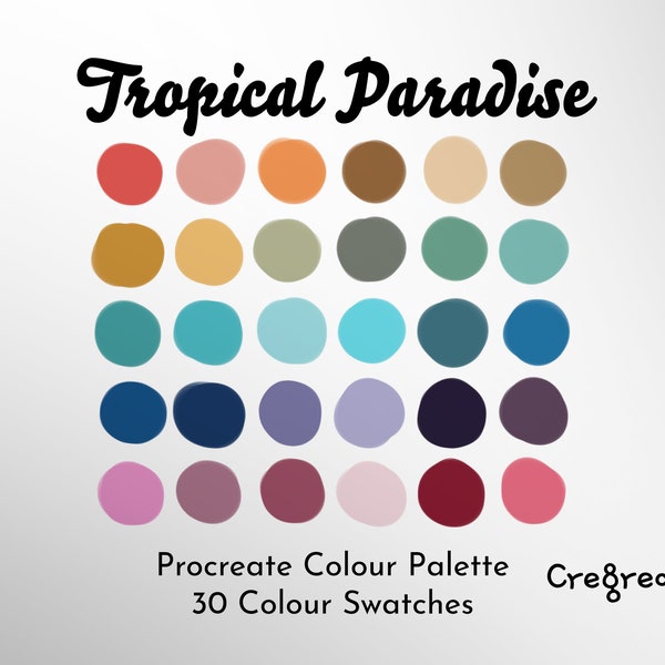 Procreate Swatches - Etsy