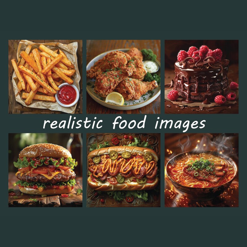 Realistic Food Art - Etsy