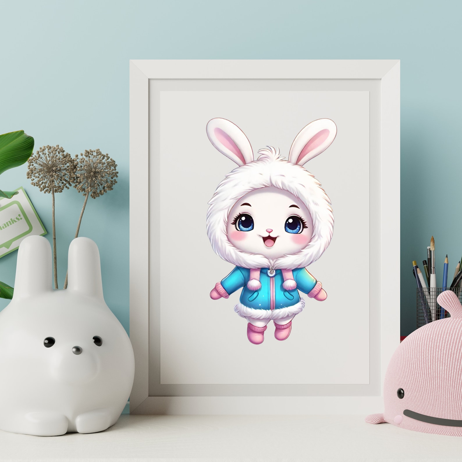 Cute Arctic Animals Clipart Bundle Transparent Background PNG Images ...