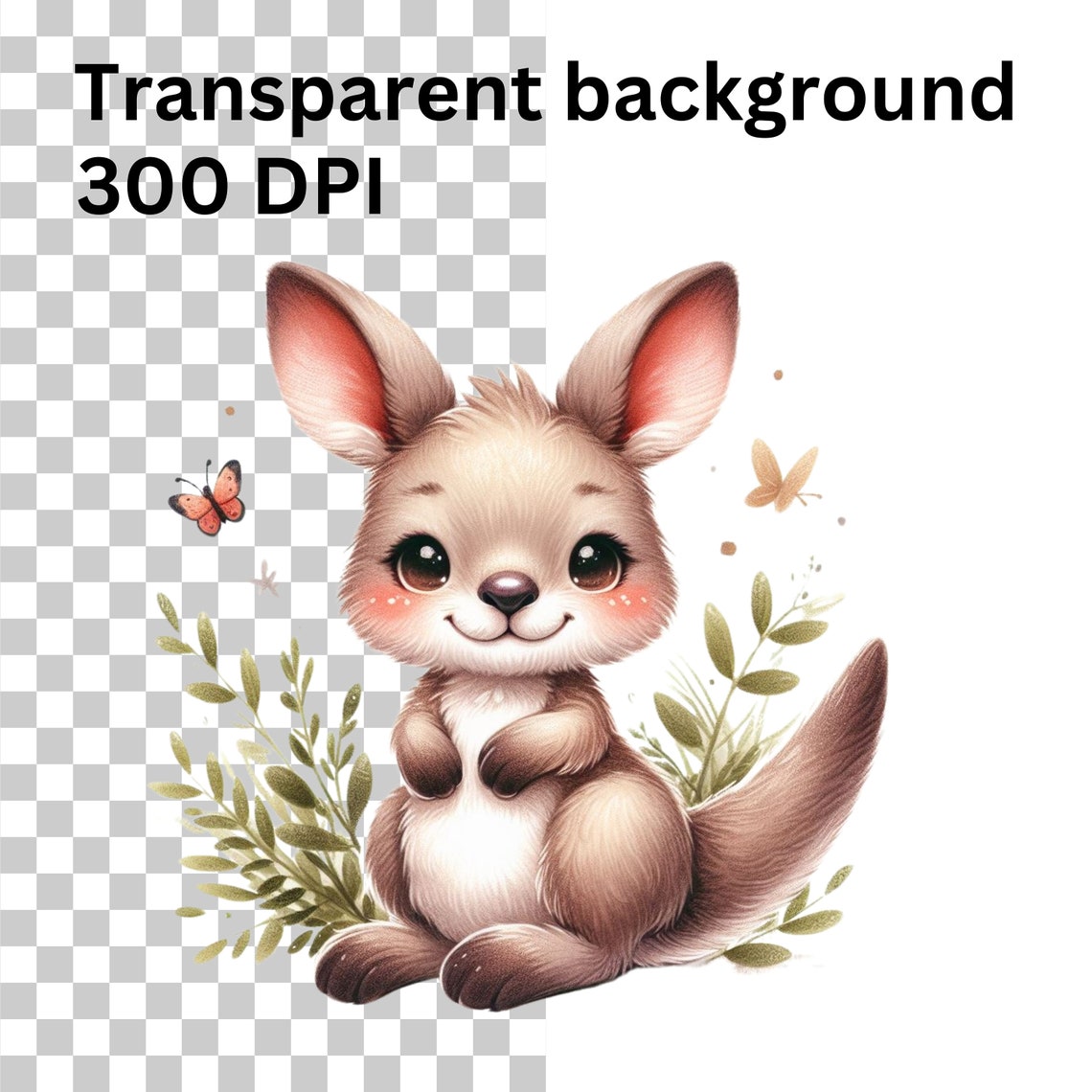 Cute Australia Animals Clipart Bundle Transparent Background PNG Images ...