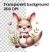 Cute Australia Animals Clipart Bundle Transparent Background PNG Images ...