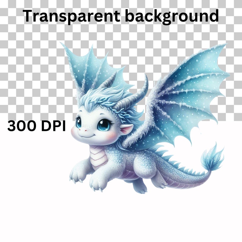 Cute Dragon Png Clipart Bundle. Watercolor, Animal Png, Dragon Art ...