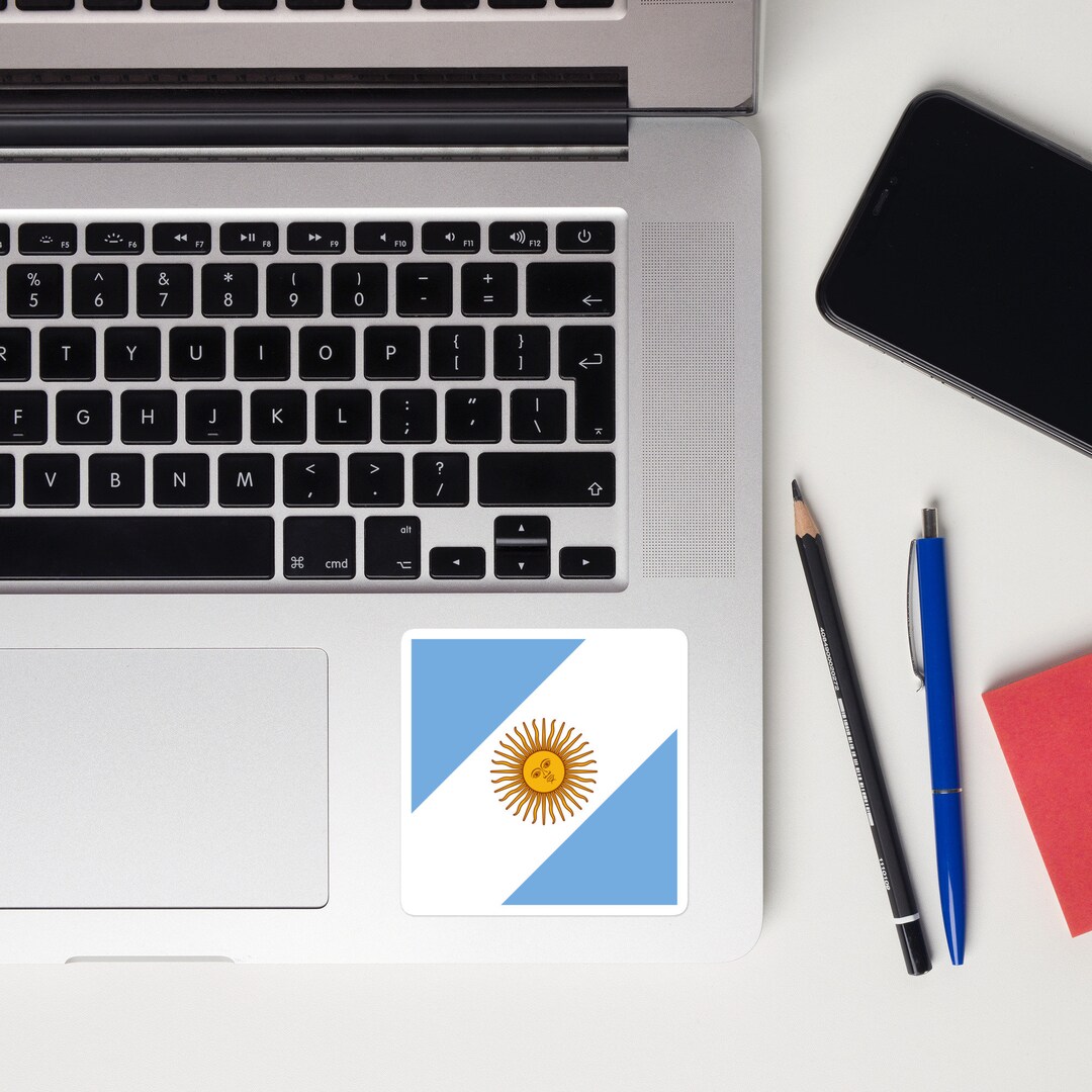 Sol De Argentina Bubble-free Flag Sticker, Gift for Argentine, Pegatina ...