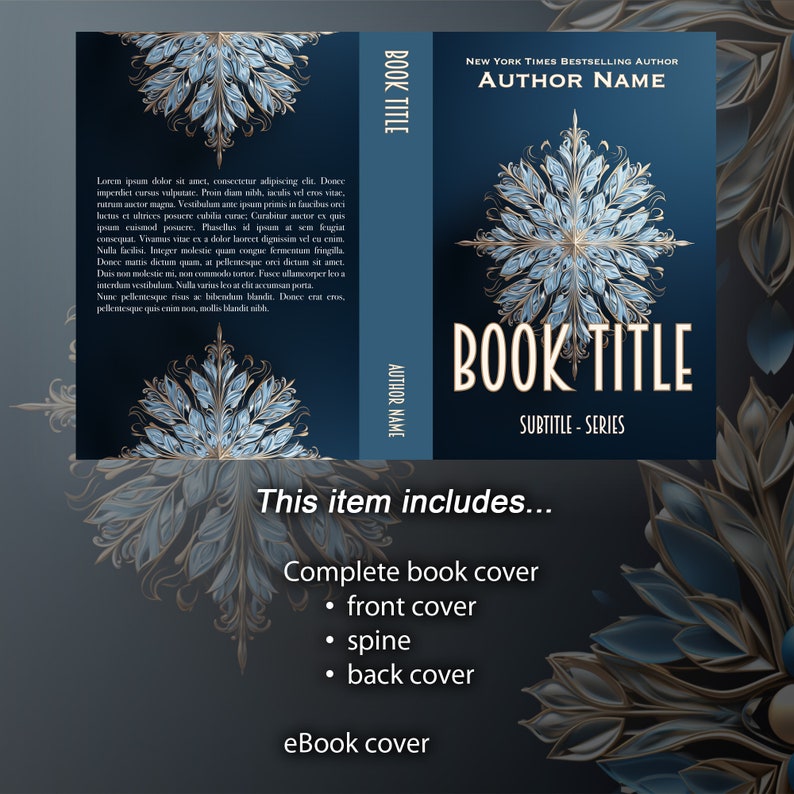 Customizable Book Cover Design Pre-made Cover Physical Book Ebook Cover ...