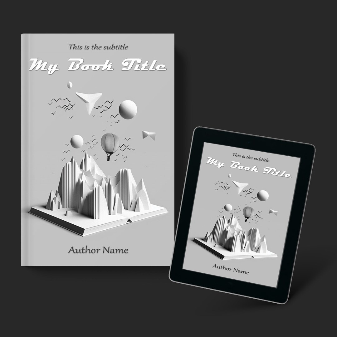 Customizable Book Cover Design Premade Book Cover Physical Book Ebook ...