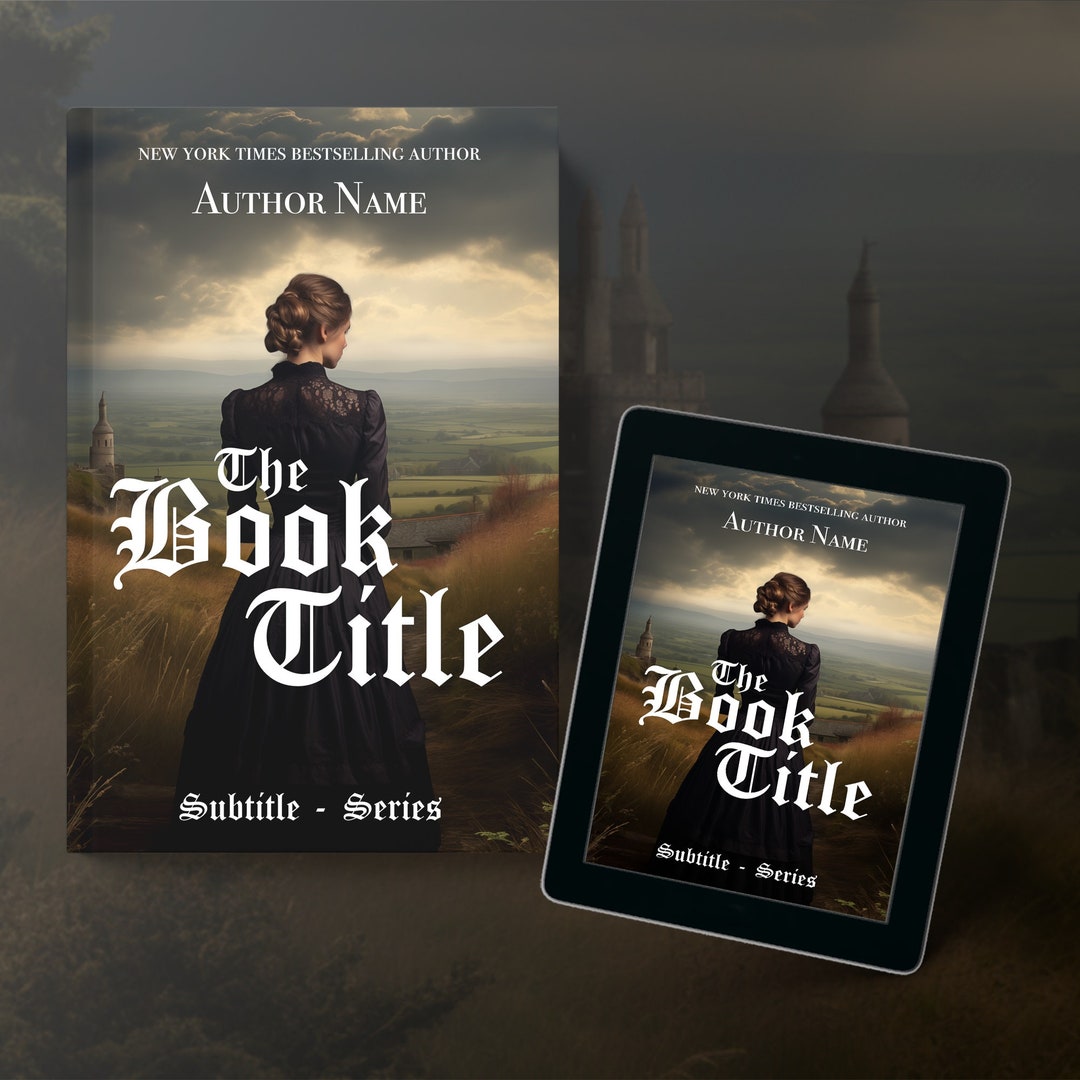 Customizable Book Cover Design Pre-made Romance Cover Physical Book ...