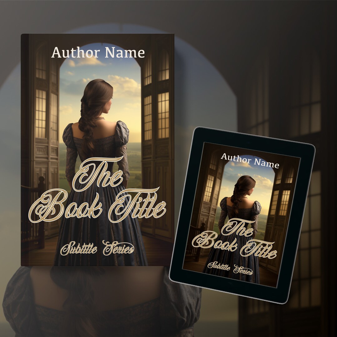 Customizable Book Cover Design Pre-made Romance Cover Physical Book ...