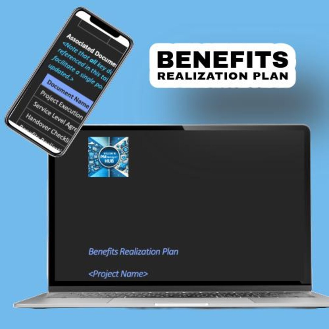 Benefits Realization Plan Template Microsoft Word Instant Download - Etsy