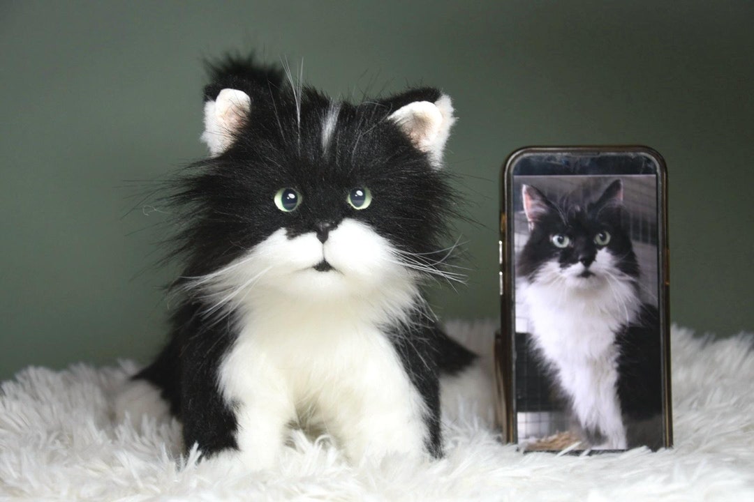 Custom Plush Toy of Your Pet-custom Stuffed Cat Animal Custom Pet Plush ...