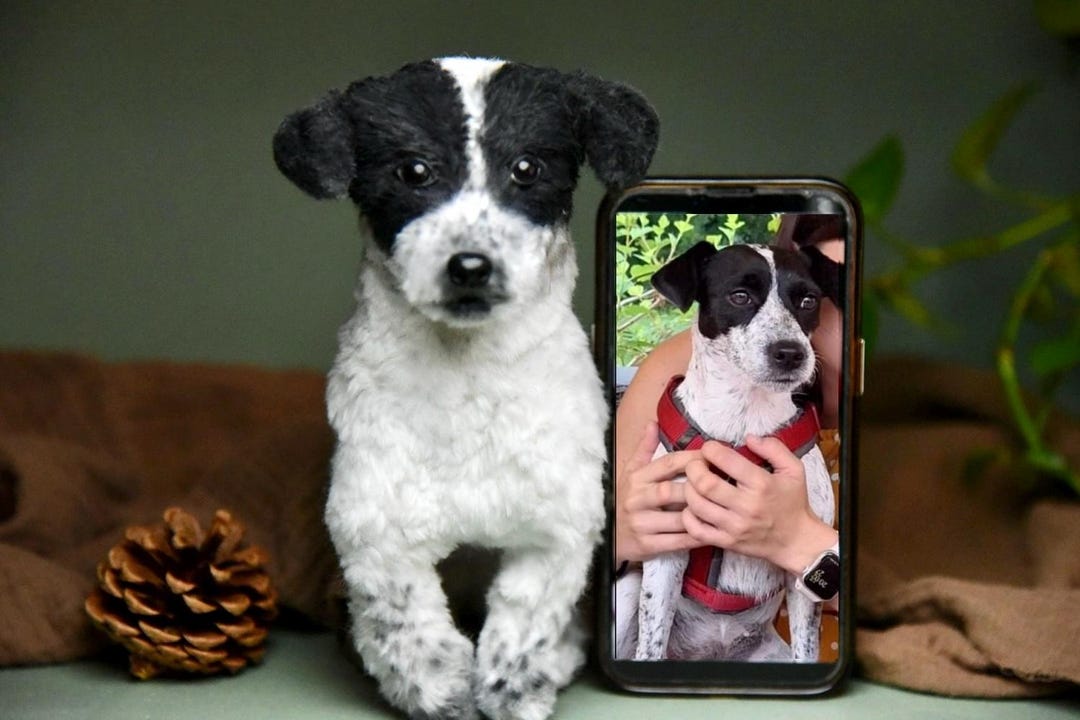Custom Pet Replica Dog Plush,photo of Pet Into Custom Stuffed Animal ...