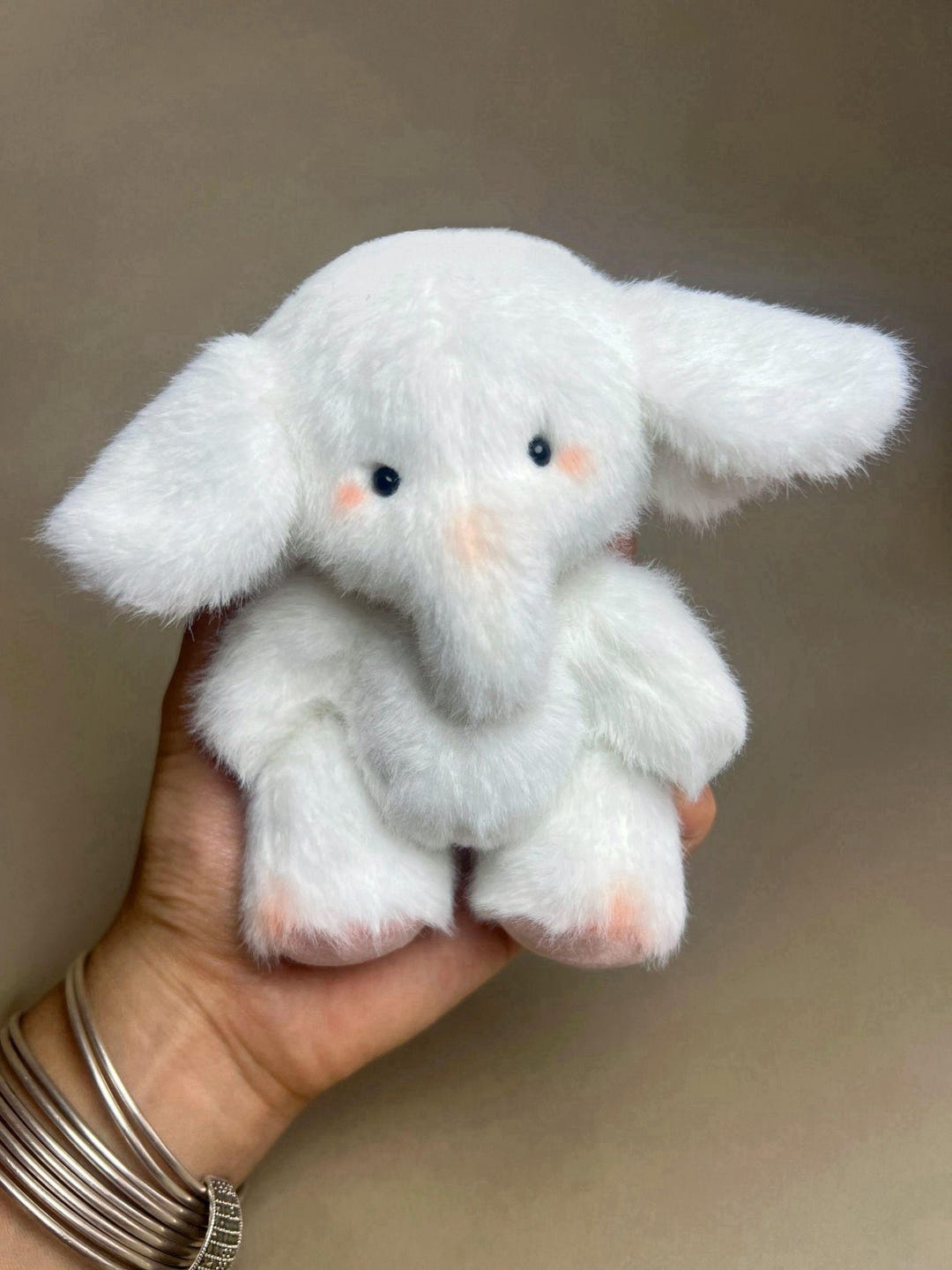 Strawberry Milk Elephant, Custom Your Own Elephant Toy, Teddy Elephant ...