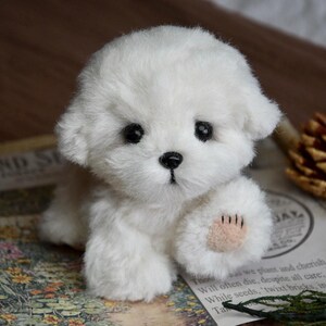 Custom Poodle Toy Plush - Handmade Realistic Dog Replica, Personalized ...